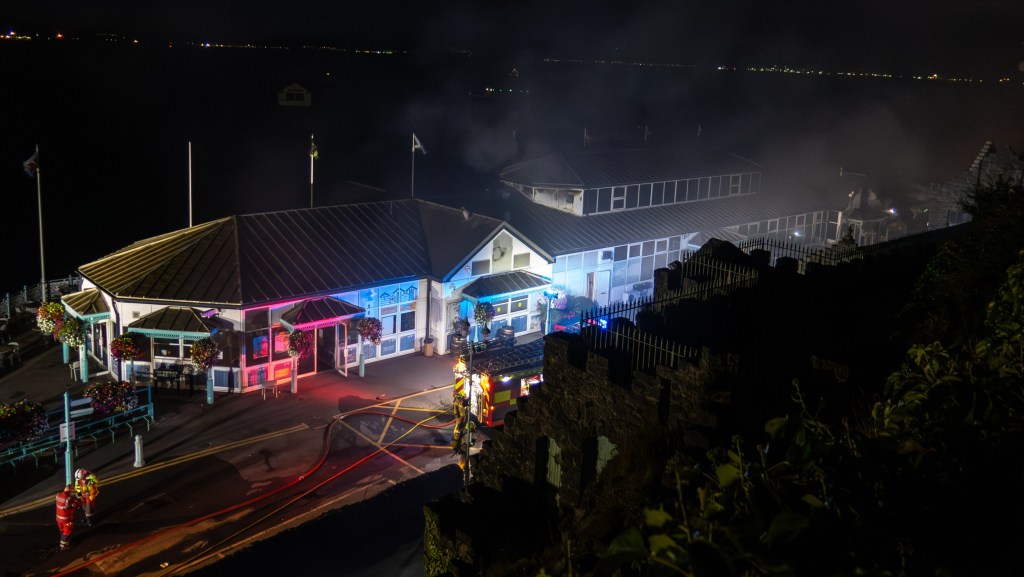 Fire at Mumbles Pier arcade ruled accidental - Swansea Bay News