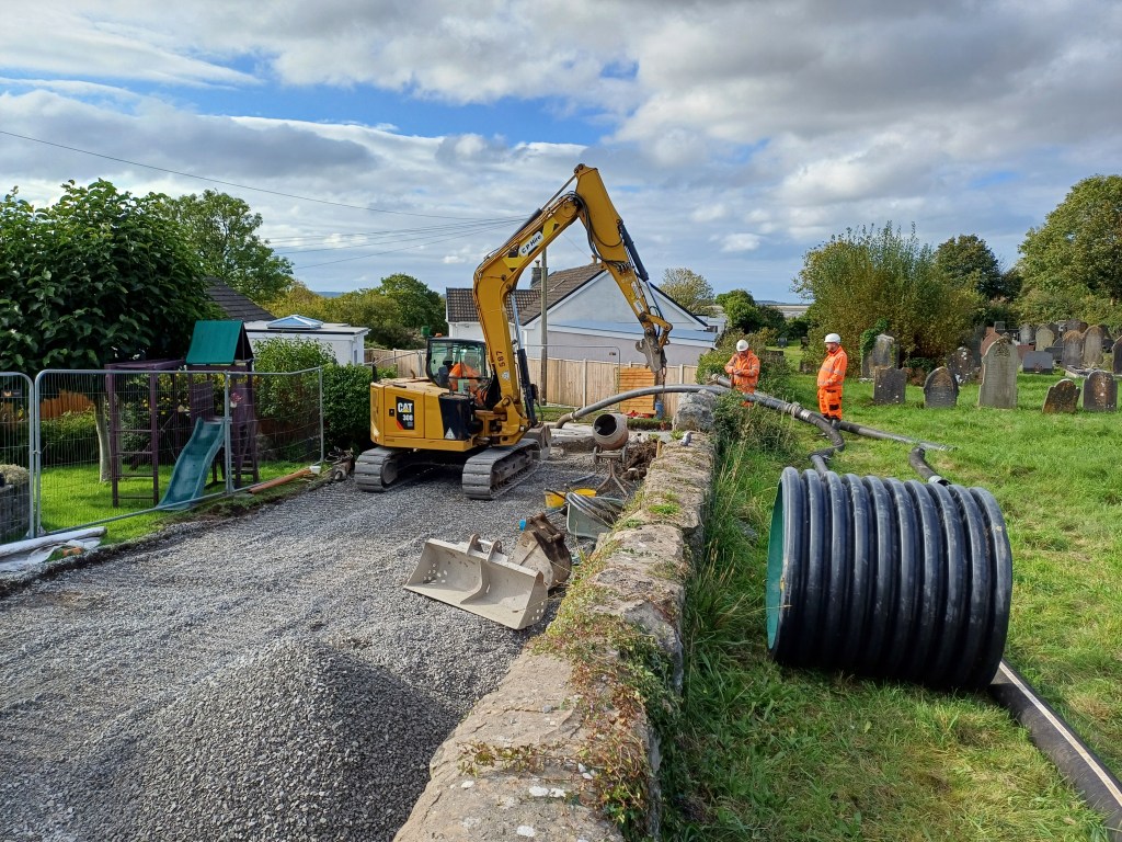 Works underway on Ferry Road Culvert Scheme in Kidwelly - Swansea Bay News