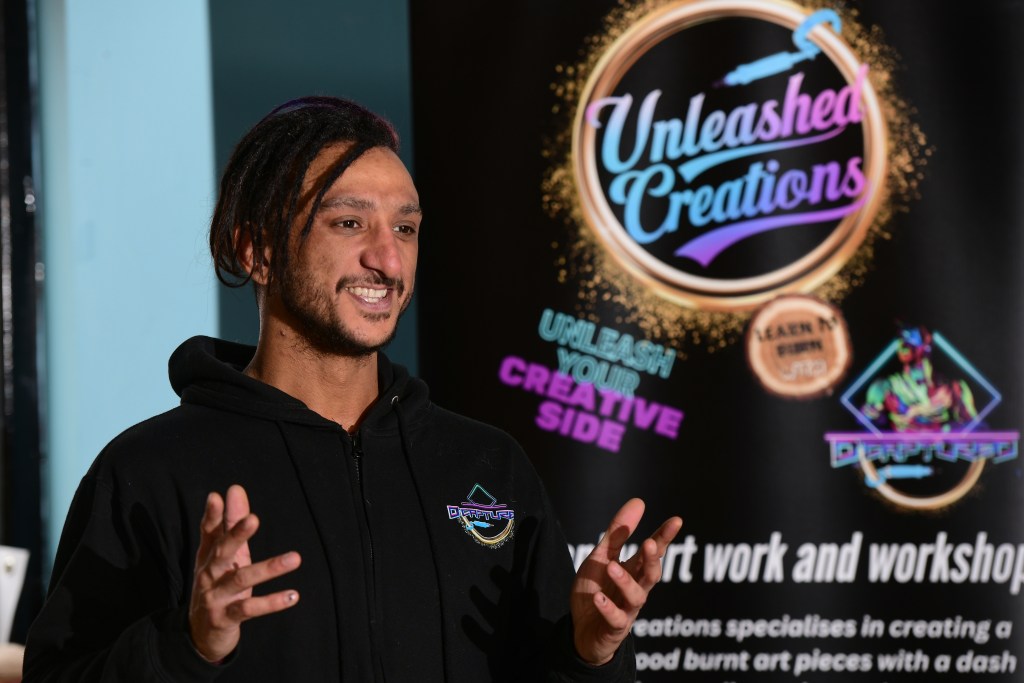 Homeless Swansea artist finds his spark thanks to Business Wales ...