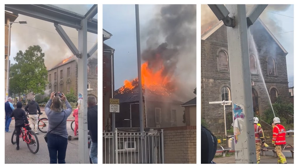 Derelict Port Talbot Chapel destroyed by fire - Swansea Bay News