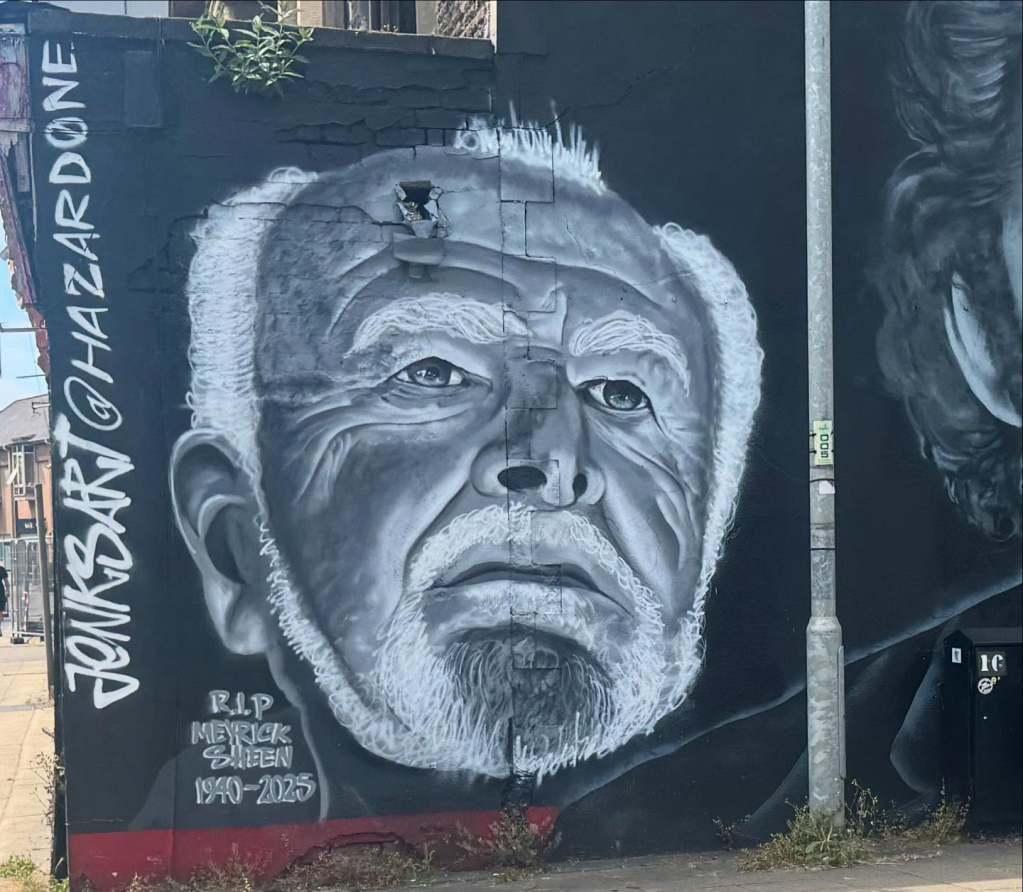 New Port Talbot mural pays tribute to Meyrick Sheen - Swansea Bay News