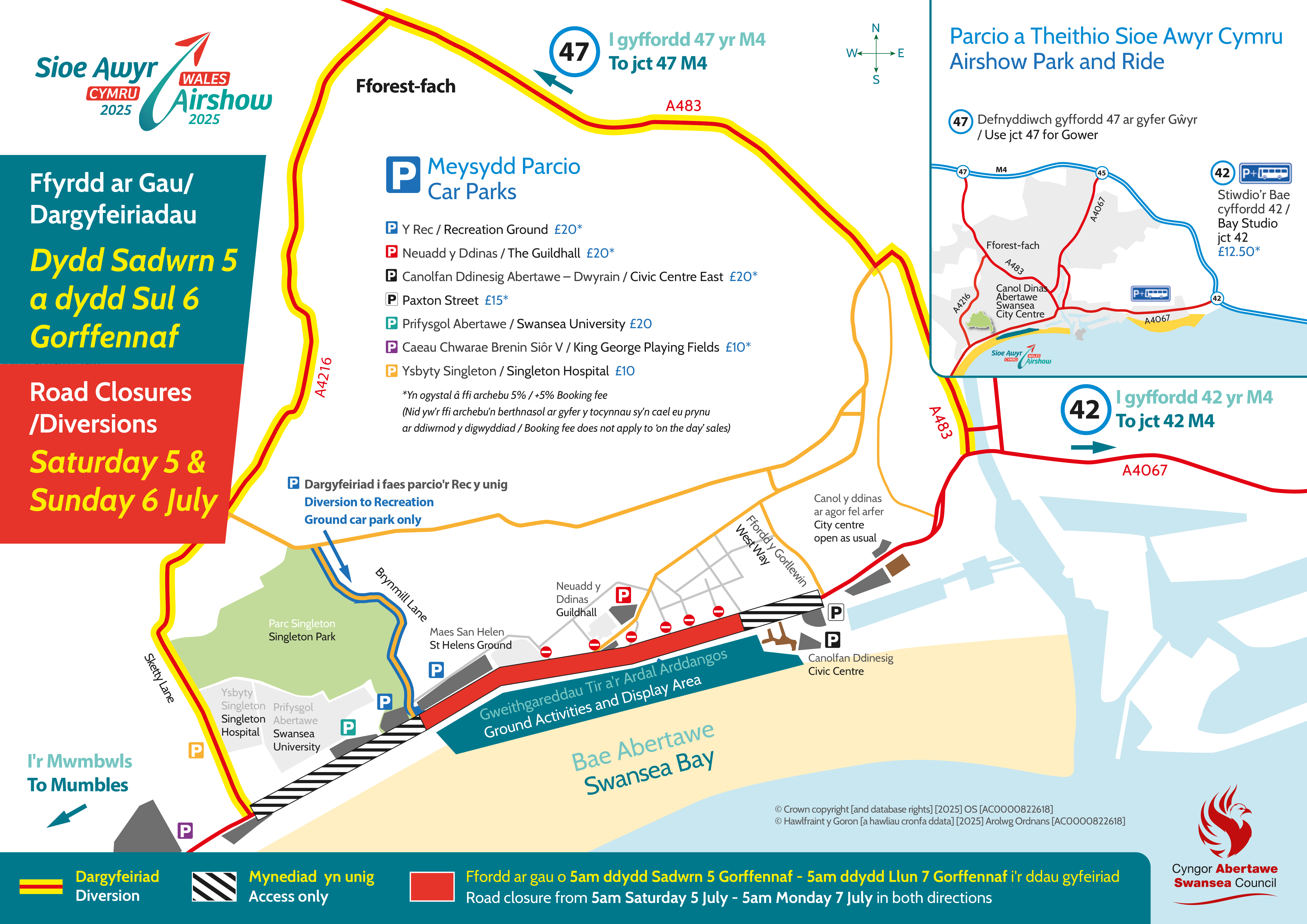 Wales Airshow - all you need to know about road closures - Swansea Bay News