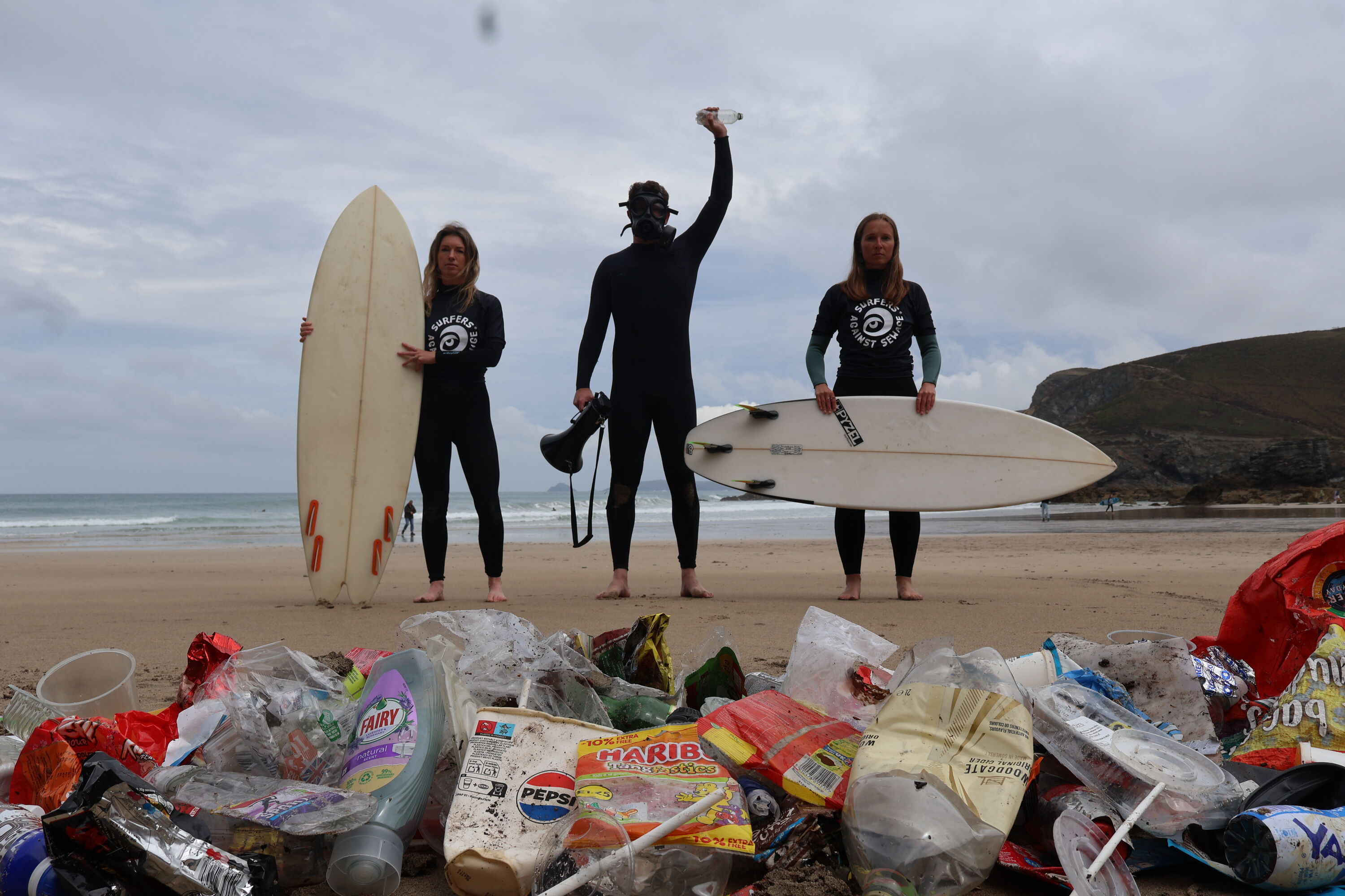 Campaigners in Wales join national protest against plastic pollution ...