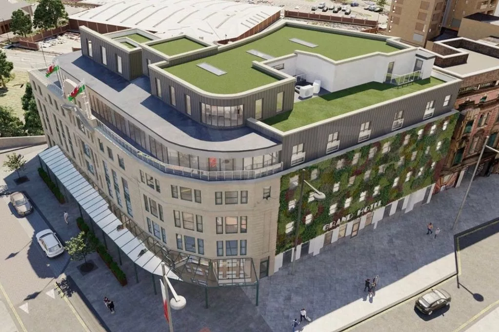 Swansea’s Grand Hotel set for £35m transformation with rooftop bar and ...