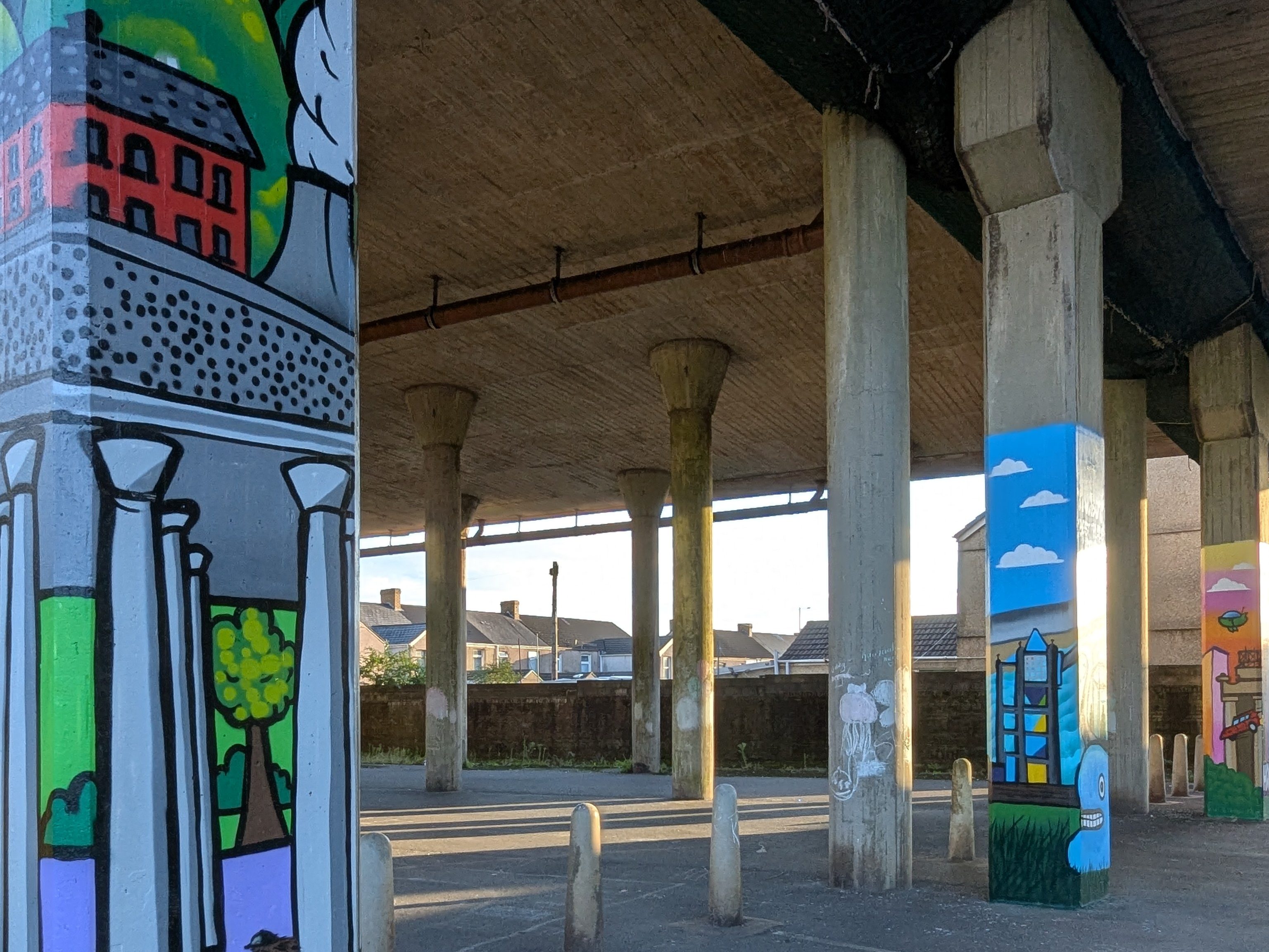 Local children envision Port Talbot’s future in vivid new murals ...