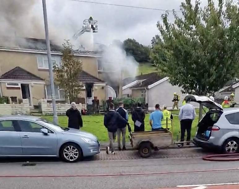 Firefighters extinguish major Neath house fire – no casualties reported ...