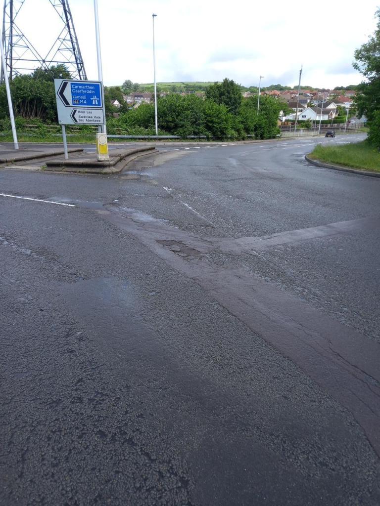 Swansea launches £300k pothole blitz as major M4 roundabout set for ...